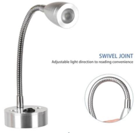 厂家直销 3w 12v 24v 高档房车阅读灯led射灯 Led 房车壁灯射灯 阿里巴巴