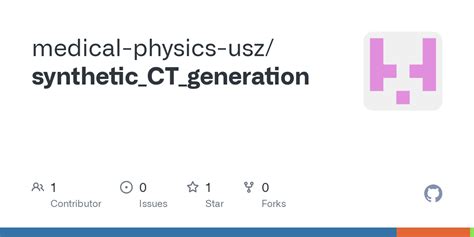 Github Medical Physics Usz Synthetic Ct Generation