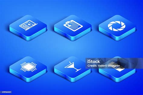 우유용 종이 패키지 의료 임상 기록 마티니 잔 Cpu가 있는 프로세서 클립보드 이력서 및 카메라 셔터 아이콘을 설정합니다 벡터