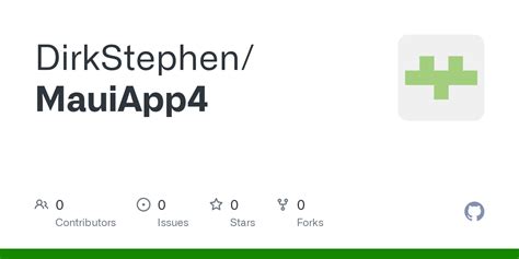 Github Dirkstephen Mauiapp