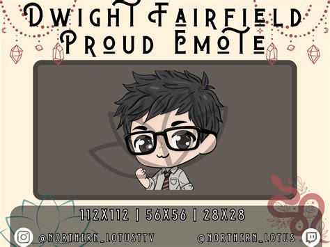 Cute Dwight Fairfield Dbd Twitch Emote Dead By Daylight Streamer Discord Youtube Kick Stream