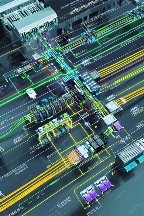 Detailed Diagram Of A Connector System Highlighting Interconnected