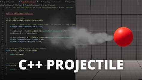 How To Make A Projectile Using C In Unreal Engine 5 Youtube