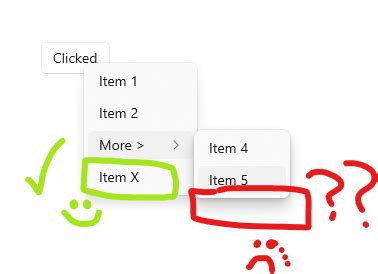 Can T Add MenuFlyoutItem To MenuFlyoutSubItem At Runtime Issue Microsoft Microsoft Ui