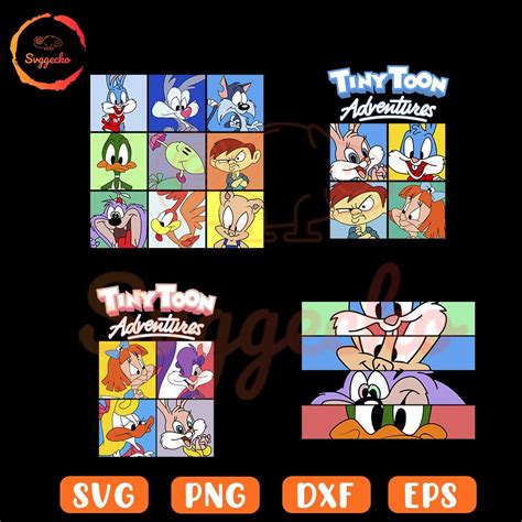 Tiny Toon Adventures Svg Bundle Buster Svg Bugs Bunny Svg 90s