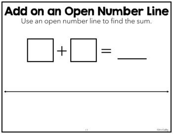 Adding Using An Open Number Line By Kiki S Kubby TpT