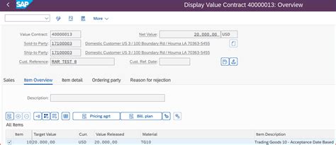 Sap Rar Optimized Contract Management Acceptance Sap Community