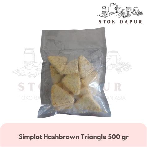 Jual Simplot Triangle Hashbrown 500 Gr Shopee Indonesia