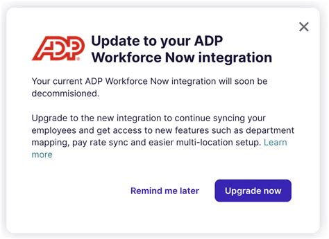 2023 Adp Workforce Now Integration Migration Deputy Help Center
