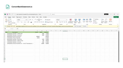 How To Import Bank Statements Into Excel