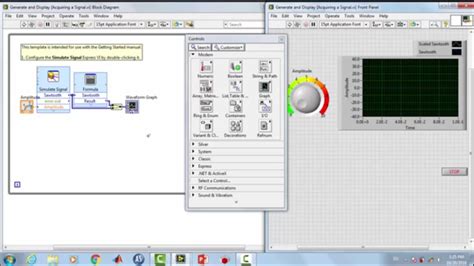 getting started with labview 1 11 summary front panel