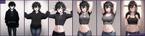 Lighten Up Tg Transformation By Izzyviolet On Deviantart