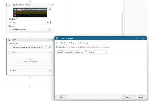 How To Add Condition Depending On The Attribute Class From A Webpage