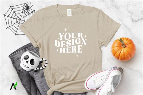 Halloween Gildan 5000 T Shirt Mockup 062 Graphic By An Graphics
