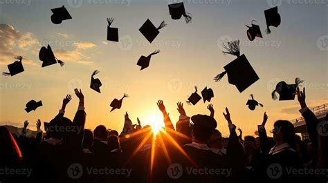 Felicidades A El Exitoso Universidad Graduados Durante El Graduación