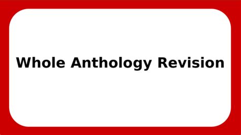 Igcse Poetry Revision Lesson Cie 2021 Exam Teaching Resources