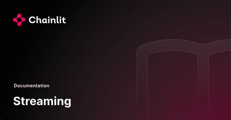 Streaming Chainlit
