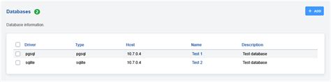 Databases — Fusionpbx Docs Documentation