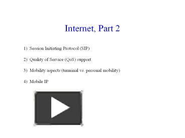 PPT Internet Part 2 PowerPoint Presentation Free To Download Id 1f3247 ZTM3M