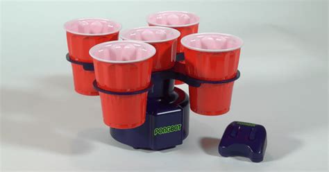 The Pongbot Is A Beer Pong Playing Robot Designed For The Tech Loving