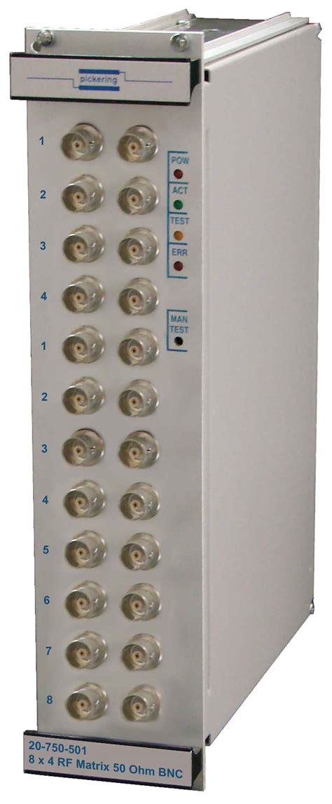 GPIB 8 X 4 RF Matrix 800Mhz 50 Ohm BNC 20 750 501