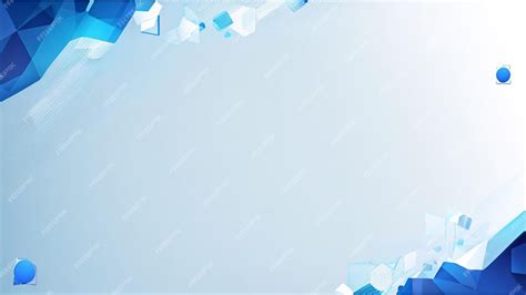 Premium Vector Cool And Blank Abstract Blue Background For Ppt