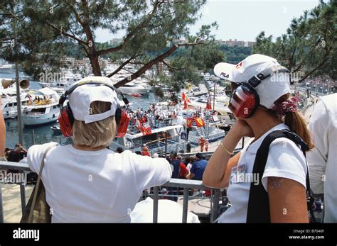 People Watching The Formula 1 Grand Prix F1 Monte Carlo Monaco
