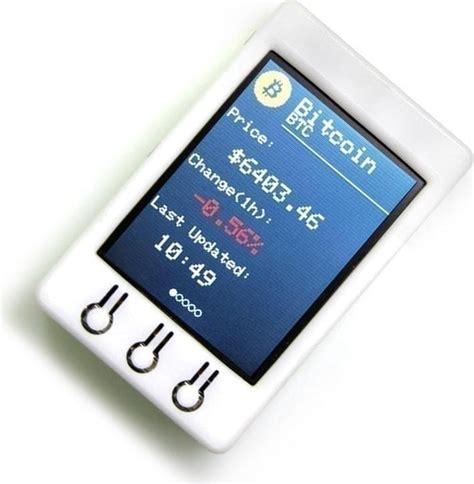 Wemos TTGO T Watcher BTC Ticker ESP Voor Arduino Bitcoin Prijs Programma M SPI Bol