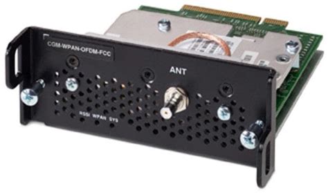 Cisco Connected Grid WPAN Module For CGR Series Installation And Cisco Resilient Mesh
