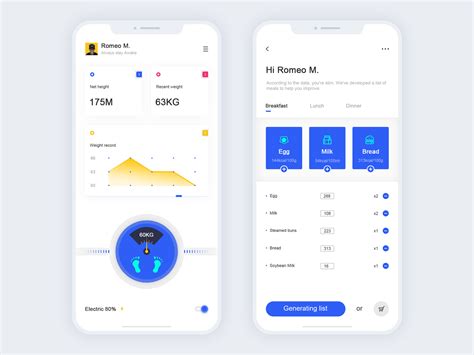 Intelligent Scale App Concept By M On Dribbble