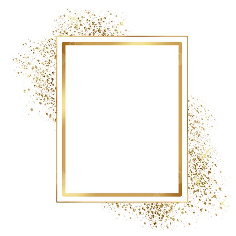 Golden Rectangle Frame Png