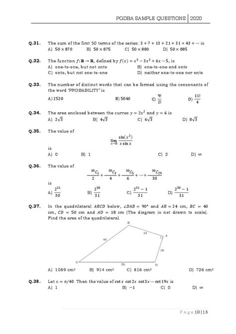Pgdba 2023 Sample Question Paper Pdf Out Download Here Aglasem Admission Pgdba 2023 Sample Question Paper Pdf Out Download Here Aglasem Admission