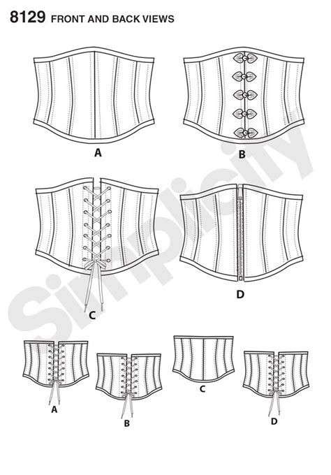How To Make A Simple Corset Pattern