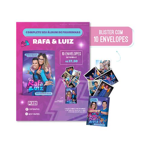 Kit De 10 Envelopes Do Livro Ilustrado Oficial Rafa And Luiz Pixel Editora Pixel Livros