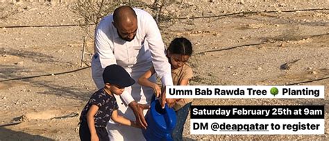 Umm Bab Tree Planting Marhaba Qatar