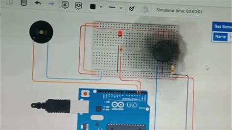 Hasil Simulasi Membuat Sensor Gas Dengan Arduino Dan Tinkercad Youtube