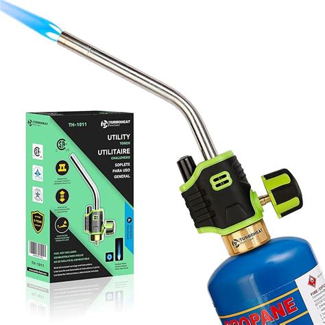 Turboheat Propane Torch Head With Igniter Upgrade Longer Tube Mini Mapp Map Gas Torch Gun Fuel