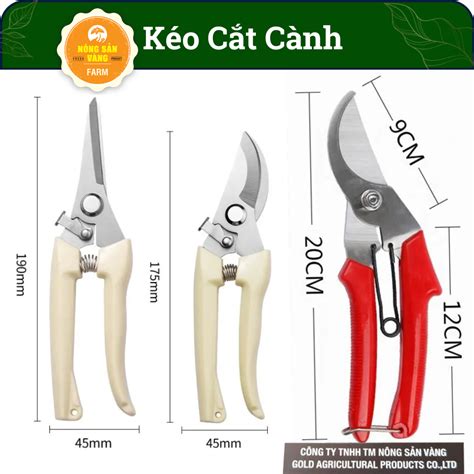 Kéo Cắt Cành Cao Cấp Kìm Cắt Rau Tỉa Lá Cành Kéo Tỉa Cây Bằng Thép