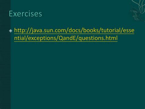 Ppt Java Exception Handling Powerpoint Presentation Free Download Id2266632