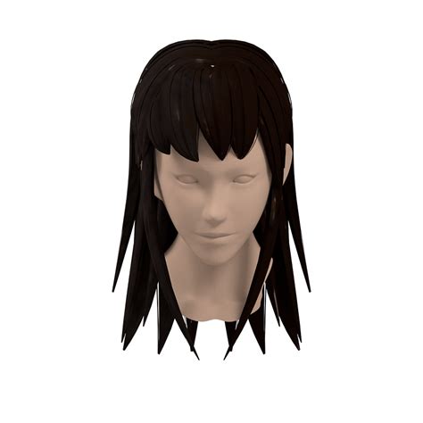 Set Of Hair Free 3d Model On