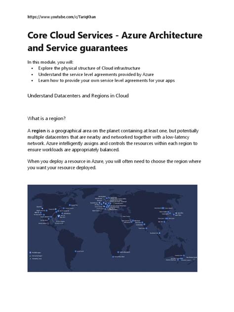 81 Core Cloud Services Pdf Cloud Computing Service Level Agreement