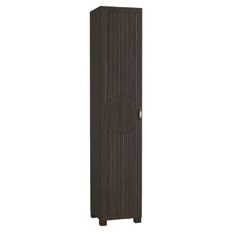 Пенал у вітальню офіс з ЛДСП і МДФ Bourbon дуб тютюн Artinhead купити онлайн на Rozetka