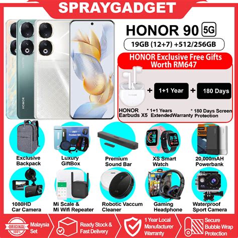 HONOR 90 5G 12 512GB 12 256GB 200MP Ultra Camera Dimming OLED Display HONOR Malaysia