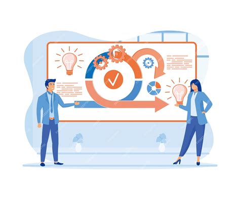 Premium Vector Scrum Agile Framework Plan As Software Development