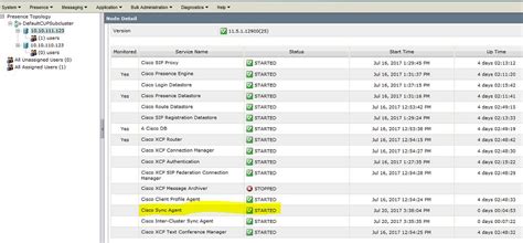 Jabber Im And Presence Cisco Synch Agent Service Stopping Automatically Cisco Community