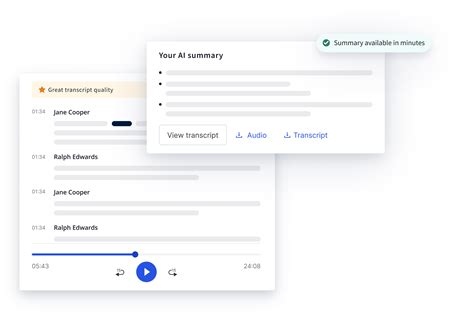 inex one introduces ai generated transcript summaries empowering time