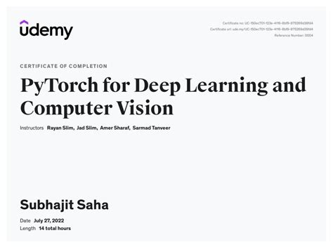 Subhajit Saha On Linkedin Udemy Course Completion Certificate