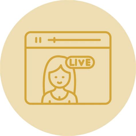 Line Yellow Circle Icon 44075650 Vector Art At Vecteezy