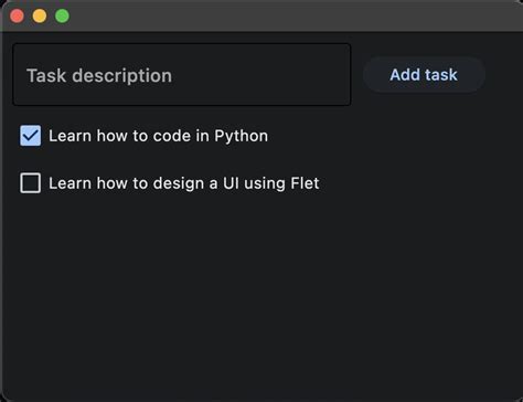 Add Controls To A Flet App — Codemahal
