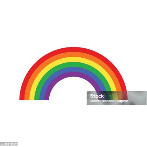 레인보우 플랫 스타일 Lgbt 깃발 무지개 색 사랑 상징 6 월에 자부심의 달 벡터 일러스트 레이 션 무지개에 대한 스톡 벡터 아트 및 기타 이미지 Istock